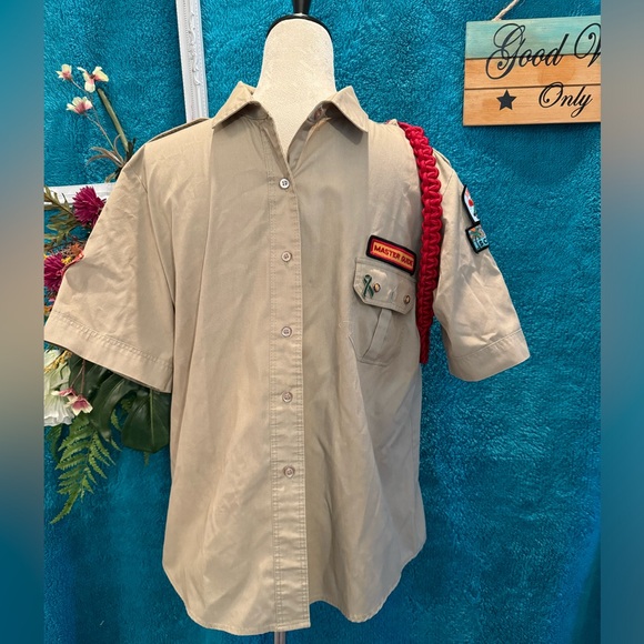 Angelica | Shirts | Pathfinder Uniform Shirt With Patches Size 6 | Poshmark